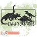 Dinosaur SVG, I'm A-roar-able, Dinosaur PNG, SVG for Kids T-shirt ...