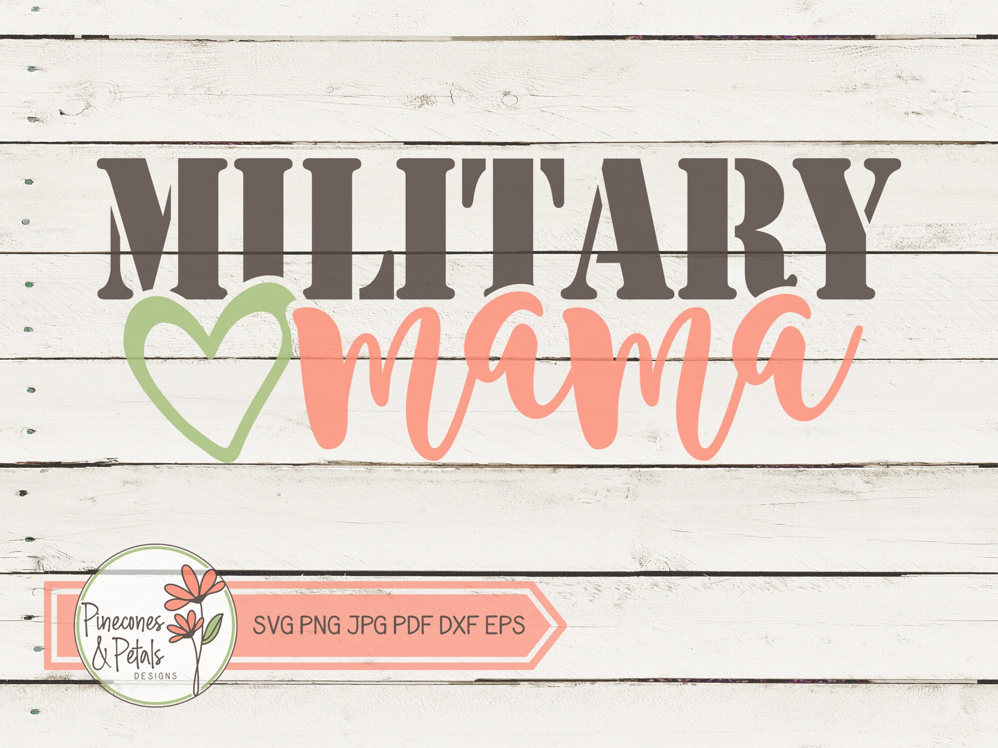 Military Mama SVG, Png Pdf Jpg Dxf Eps, Proud Military Mom, Digital ...