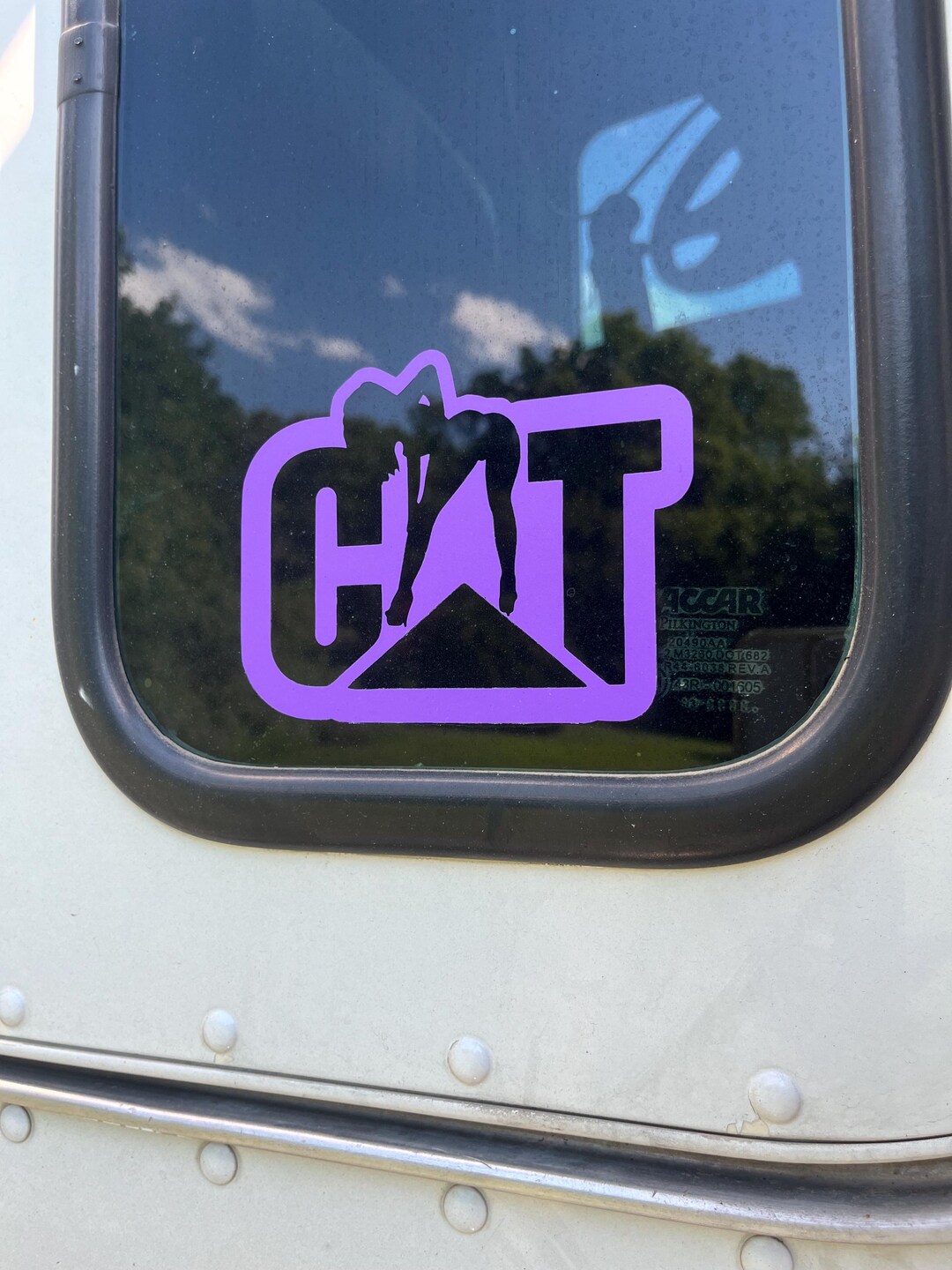Caterpiller Equipment Lady Decal, Car Sticker, Vinyl Decal - Etsy