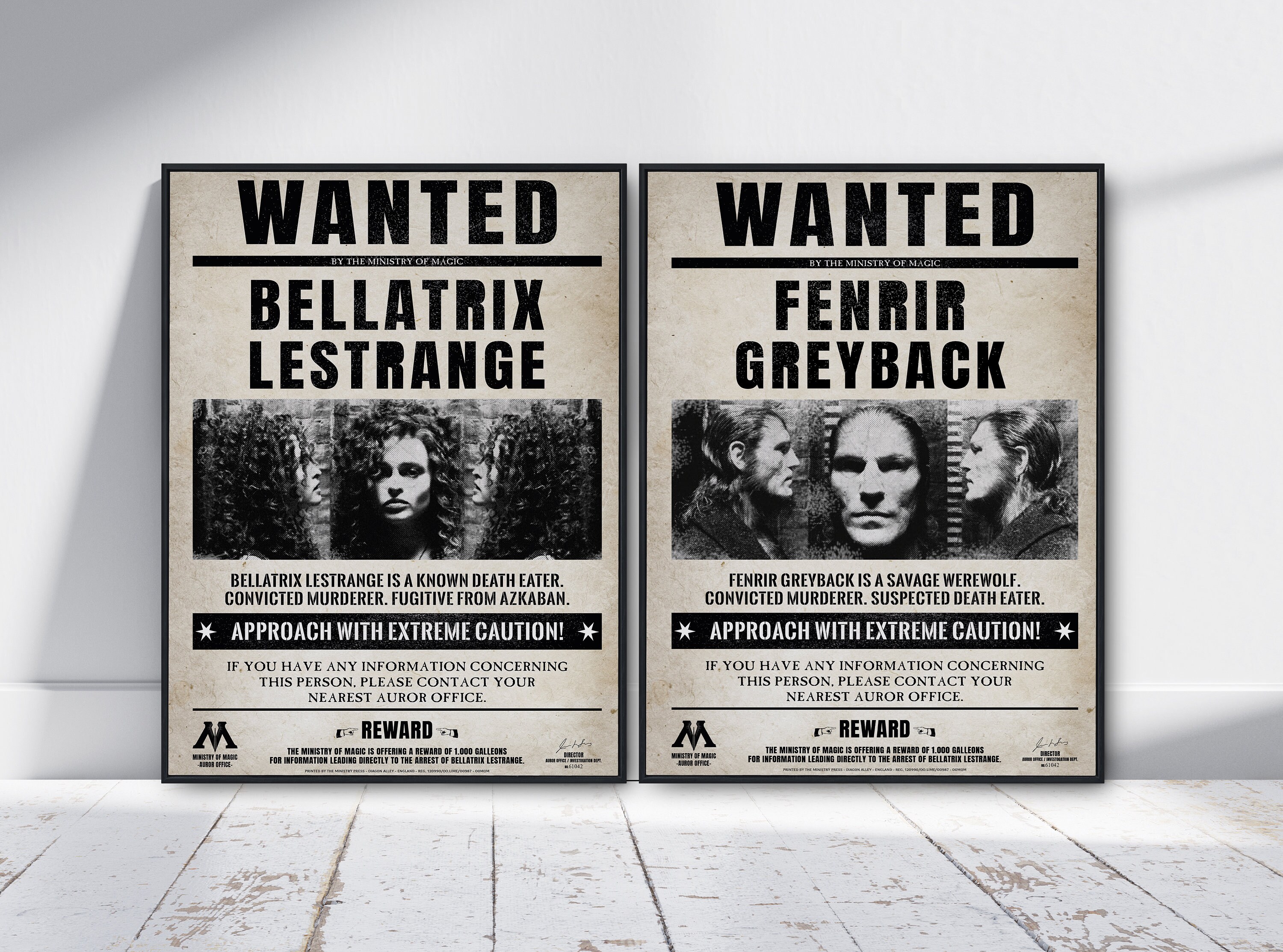 Fenrir Greyback Wanted Poster