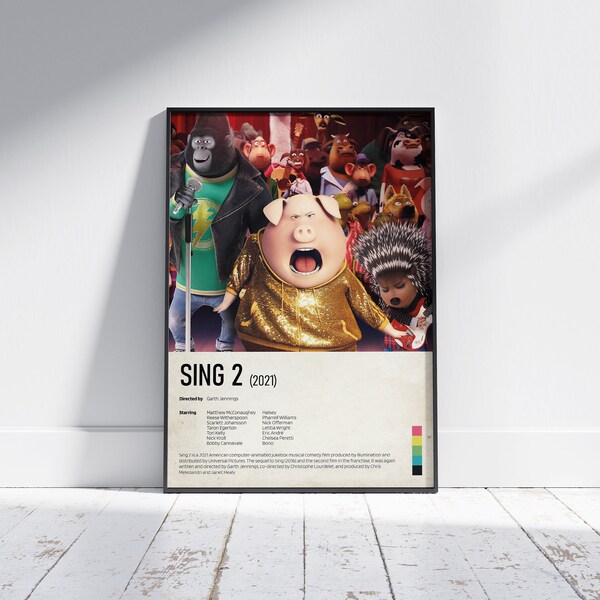 Sing Movie Svg - Etsy