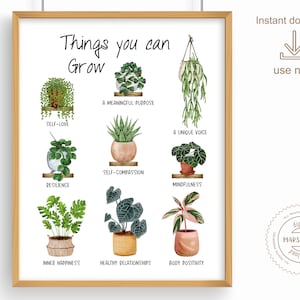 Growth Poster, Growth Mindset, Mental Health, Personal Growth, Therapy ...