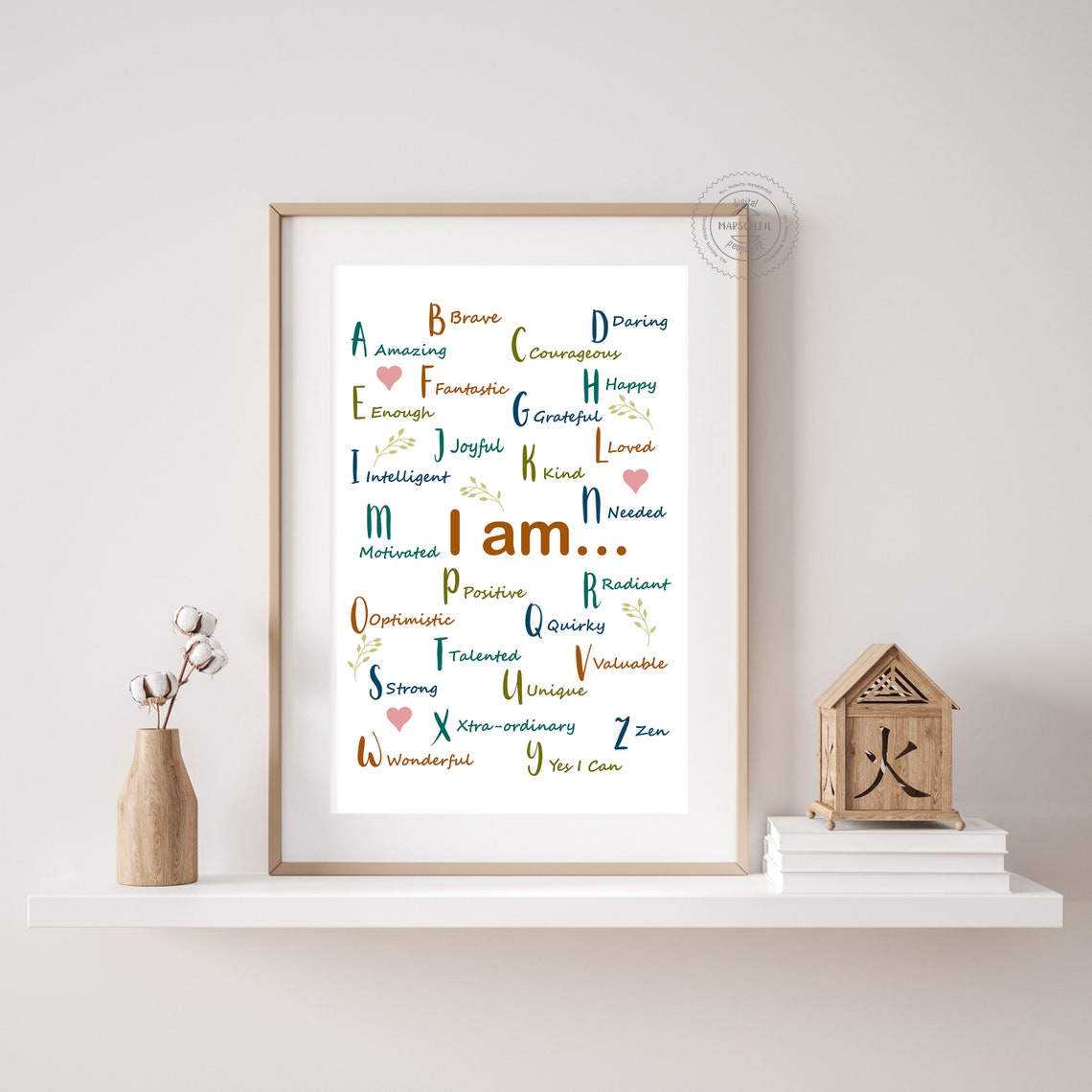 ABC Affirmations Classroom Posters School Psychologist - Etsy