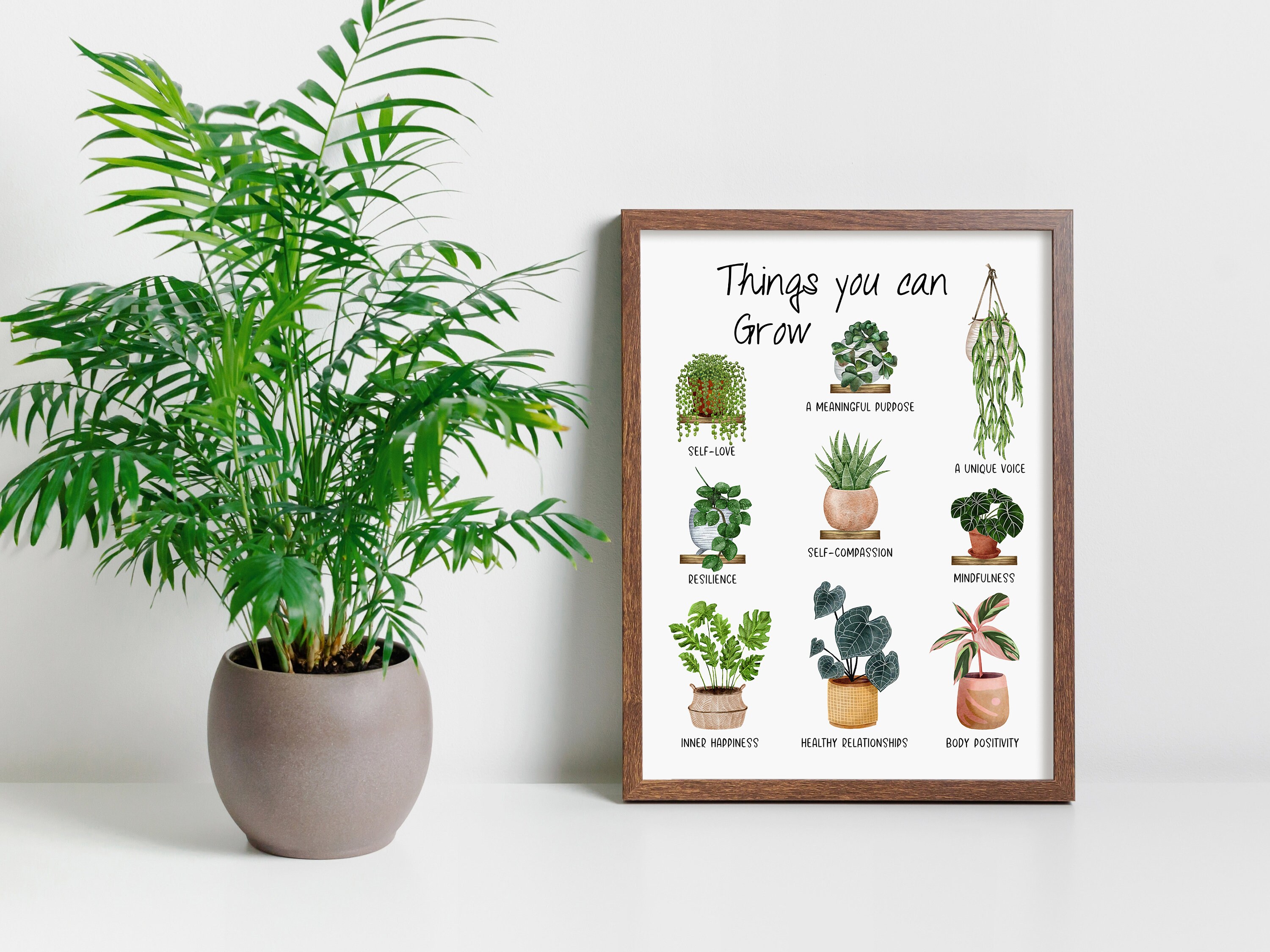 Growth Poster Growth Mindset Mental Health Personal Growth - Etsy