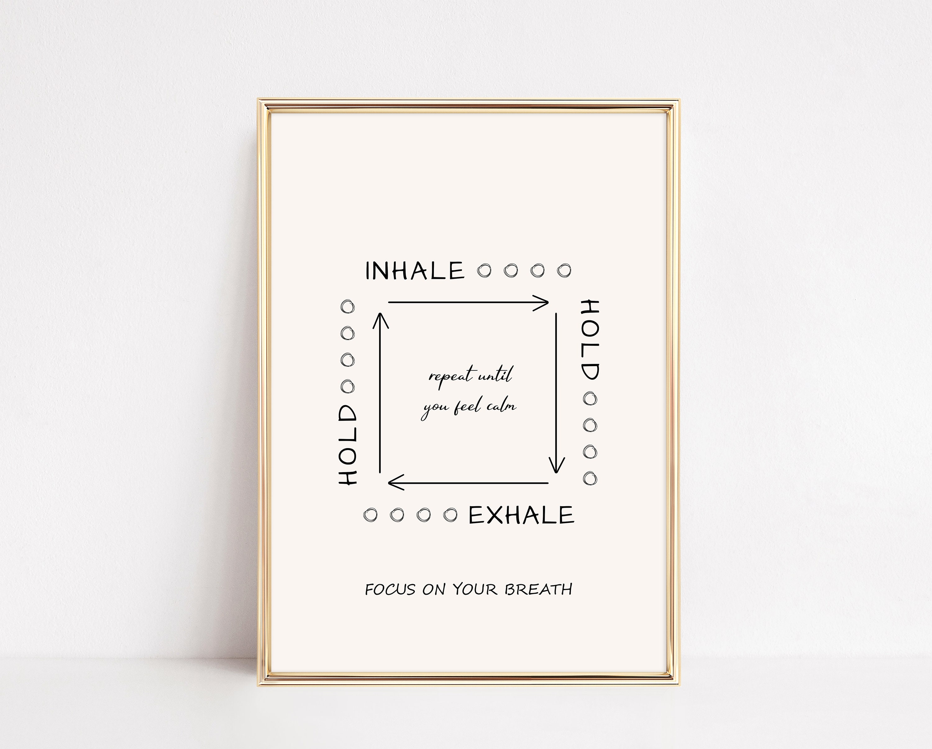 Mindful Breathing Poster, Grounding Exercises, Box Breathing Technique ...