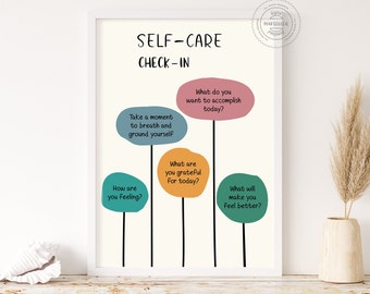 Daily Check in Poster - Etsy