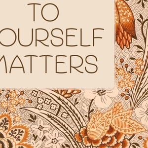 The Way You Speak to Yourself Matters, Vintage Mental Health Poster ...