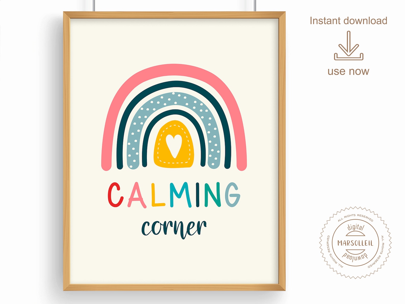 Calm Down Corner Calming Corner Sign Classroom Posters - Etsy