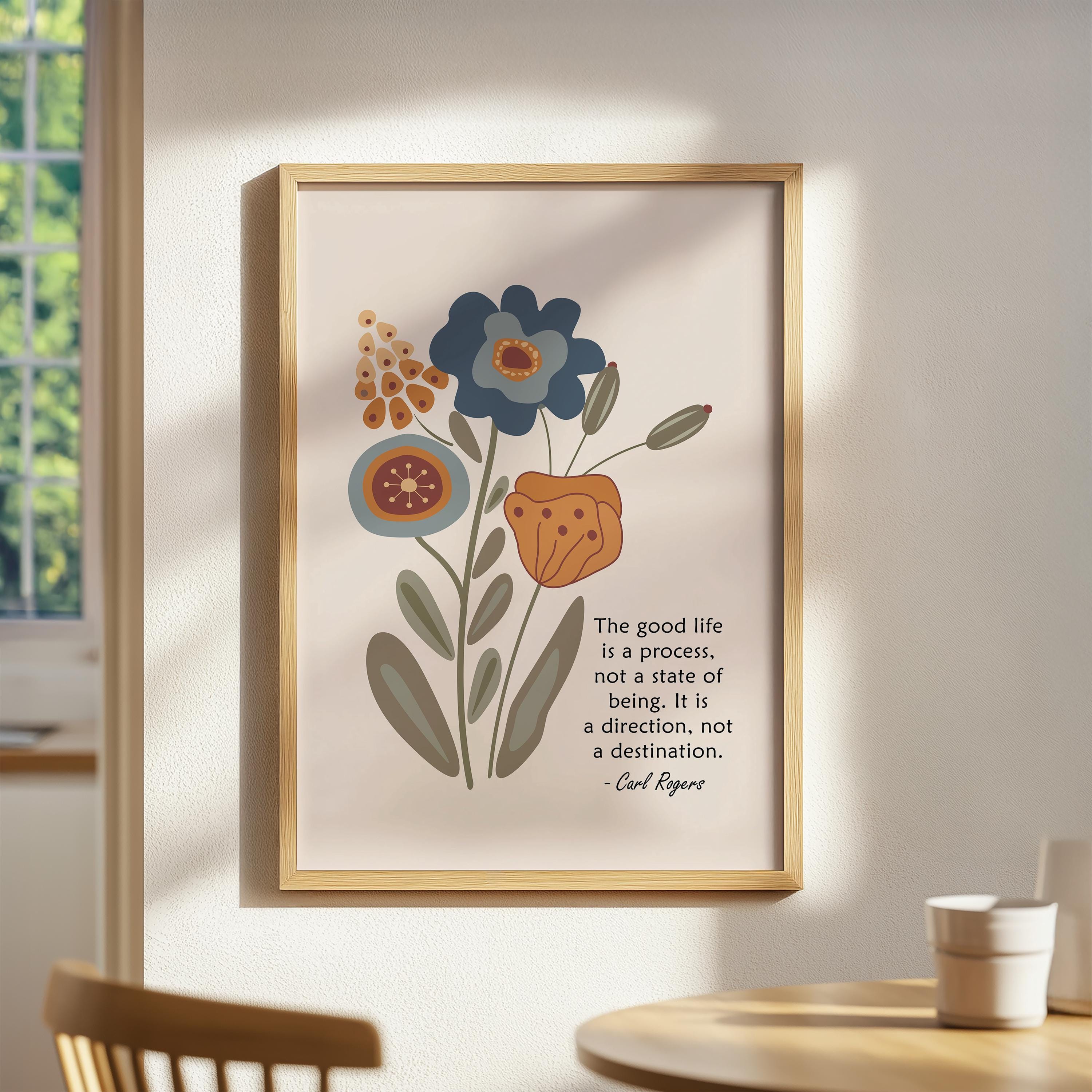 Carl Rogers Quote Printable, Therapy Office Decor, Psychology Quote ...