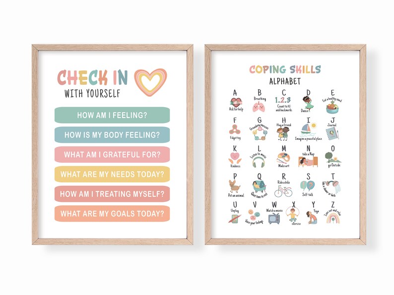 Set of 12 Psychology Posters for Kids Classroom Bundle - Etsy Australia