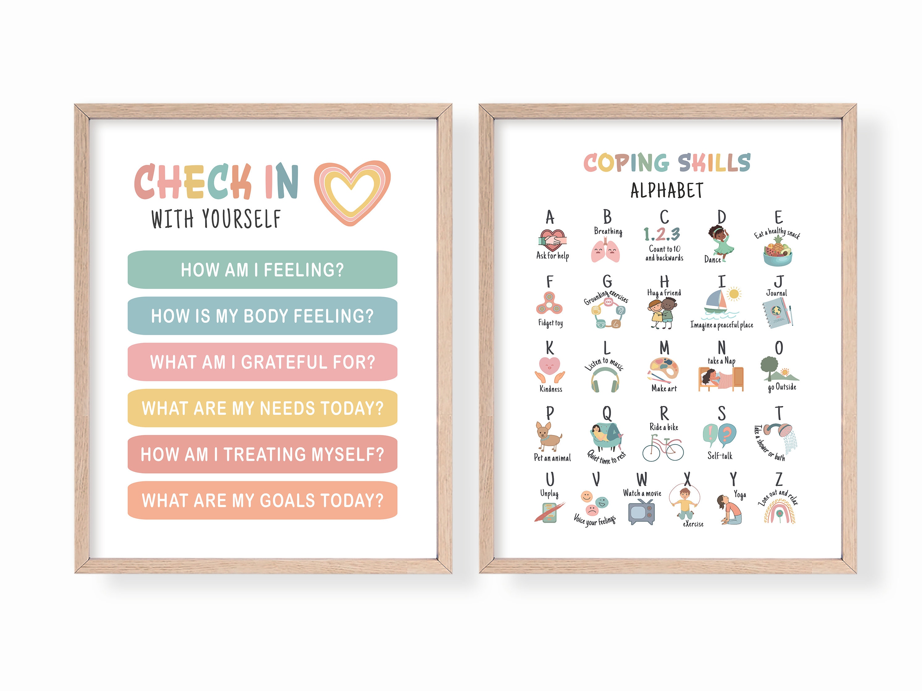 Set of 12 Psychology Posters for Kids Classroom Bundle - Etsy
