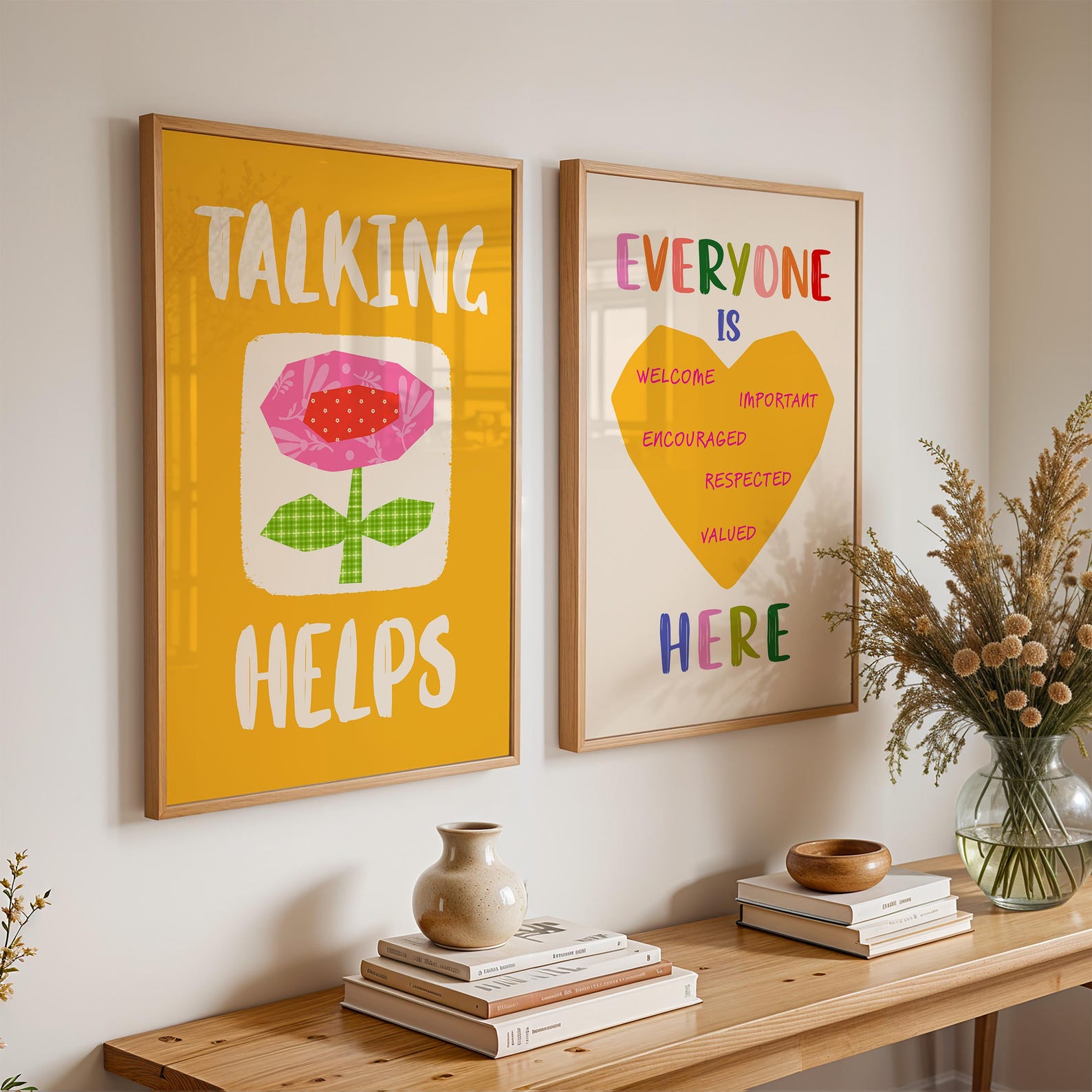 2 Mental Health Wall Art Prints for Therapy Office Decor, Psychology ...
