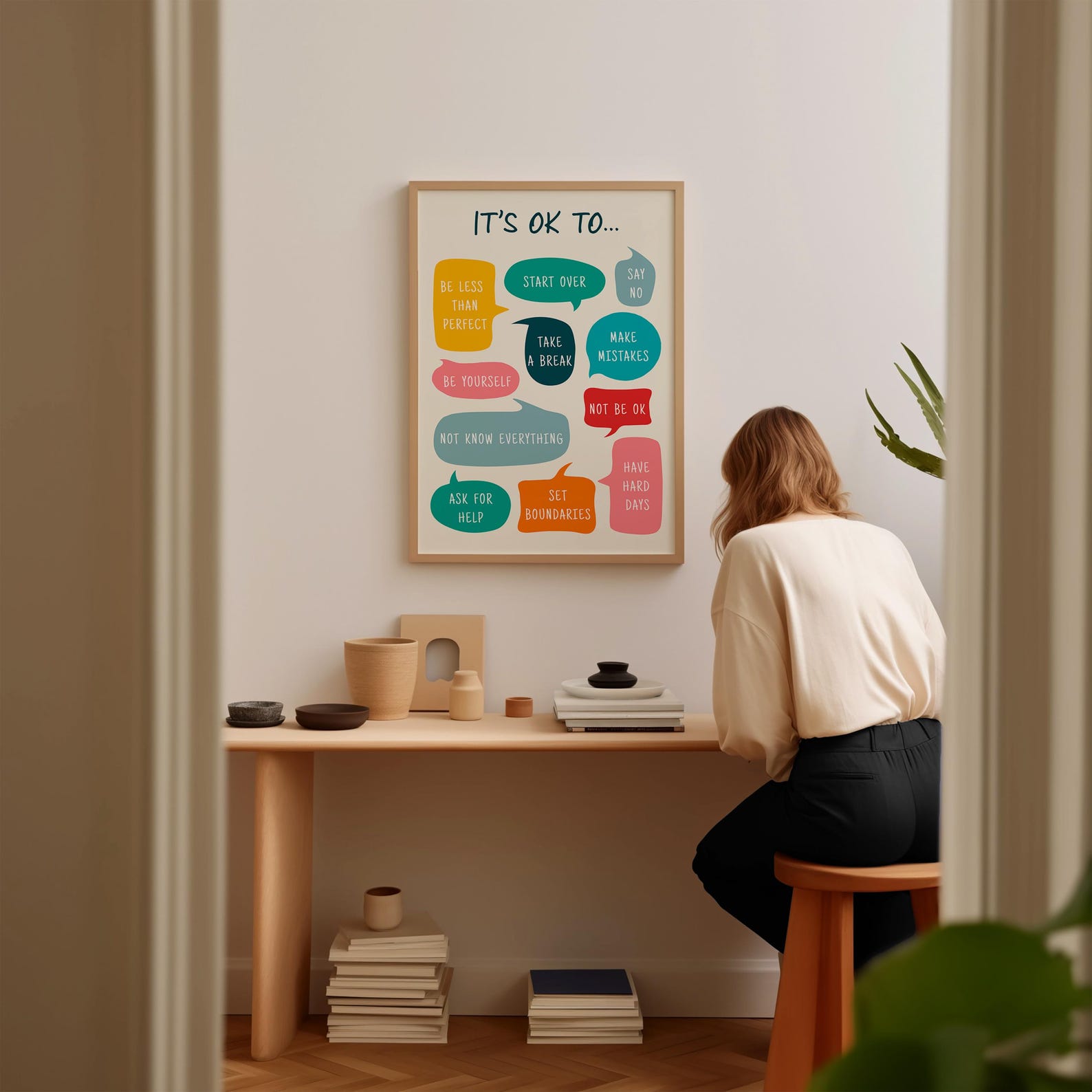 Its OK to Not Be OK, Mental Health Poster, School Counselor, Classroom ...