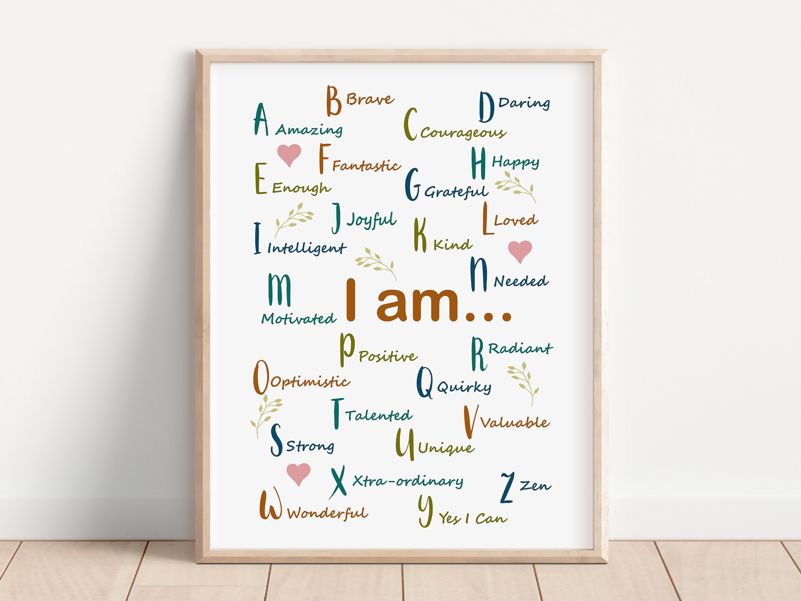 ABC Affirmations Classroom Posters School Psychologist - Etsy