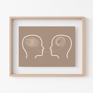 Talking Helps Printable, Therapy Office Decor, Mental Health Poster ...