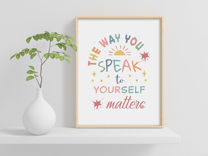 Set of 2 Mental Health Posters Positive Affirmations Things - Etsy