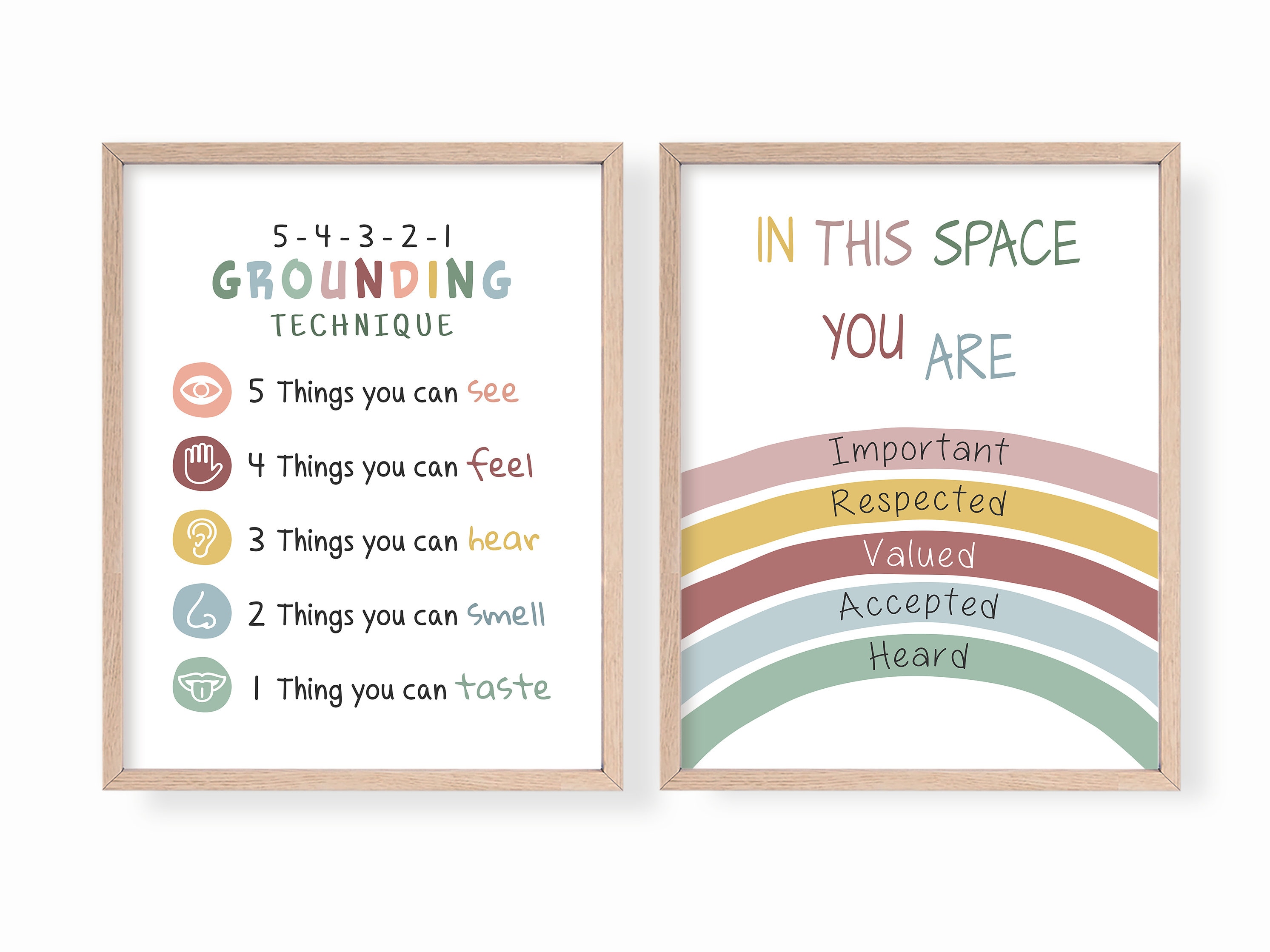 Psychology Bundle, Set of 6 Posters for Classroom Decor, Calming Corner ...