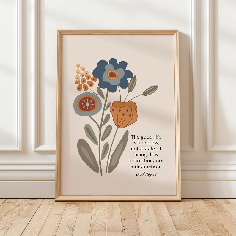 Carl Rogers Quote Printable, Therapy Office Decor, Psychology Quote ...