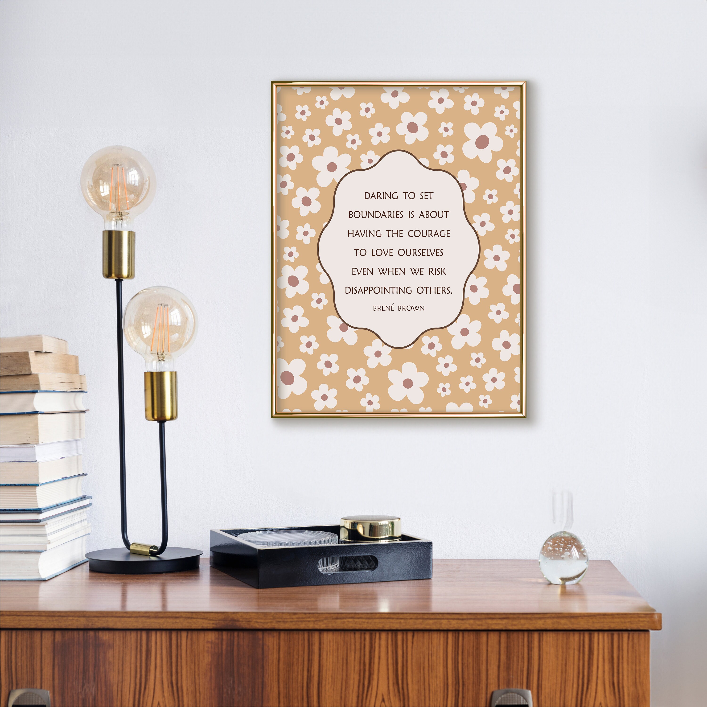 Brene Brown Quote Printable, Setting Boundaries Poster, Printable Wall ...