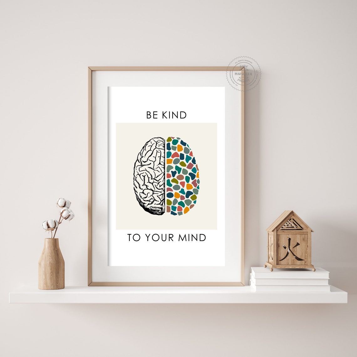 Mental Health Poster Be Kind to Your Mind School - Etsy