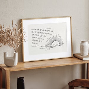 Carl Rogers Sunset Quote Printable, Mental Health Wall Art, Psychology ...