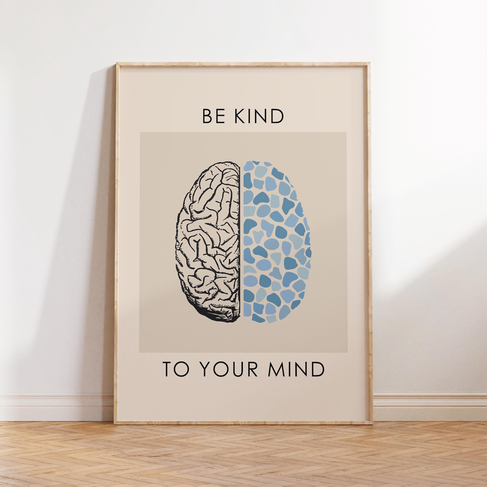 Be Kind to Your Mind, Mental Health Poster, Therapy Office Decor ...