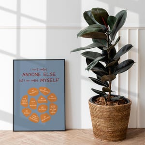 I Can Control Myself Printable, Mental Health Poster for Therapy Office ...