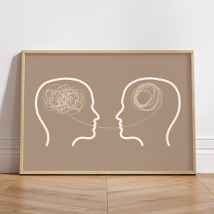 Talking Helps Printable, Therapy Office Decor, Mental Health Poster ...