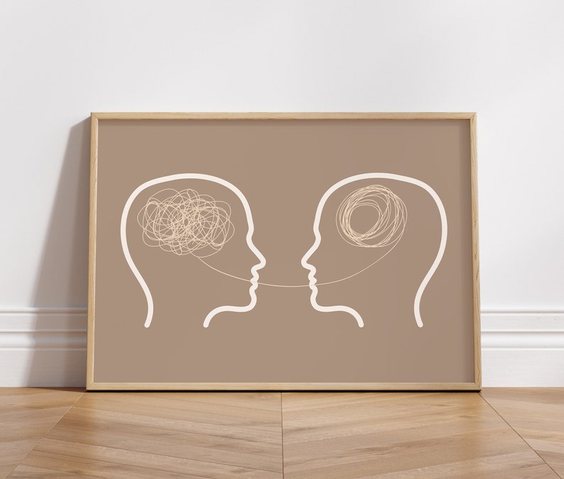 Talking Helps Printable, Therapy Office Decor, Mental Health Poster ...