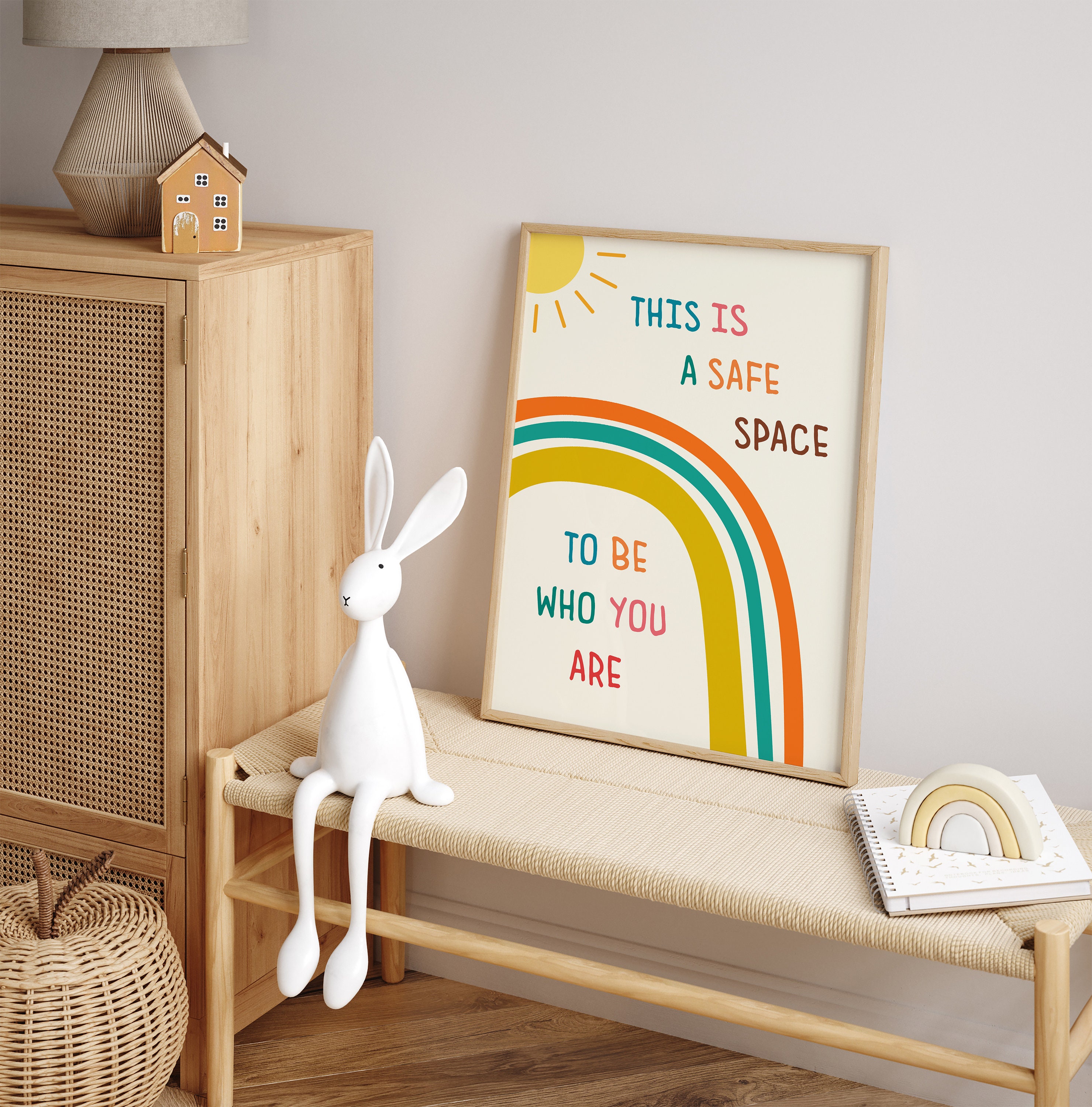 Safe Space Poster, Therapy Office Decor, Calm Corner, School Social ...