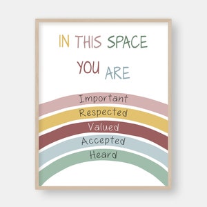 Safe Space Poster, School Social Work, Classroom Posters, Therapy ...