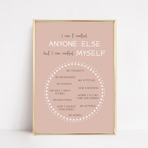 Mental Health Prints, Set of 6 Psychology Posters Printable, Therapy ...