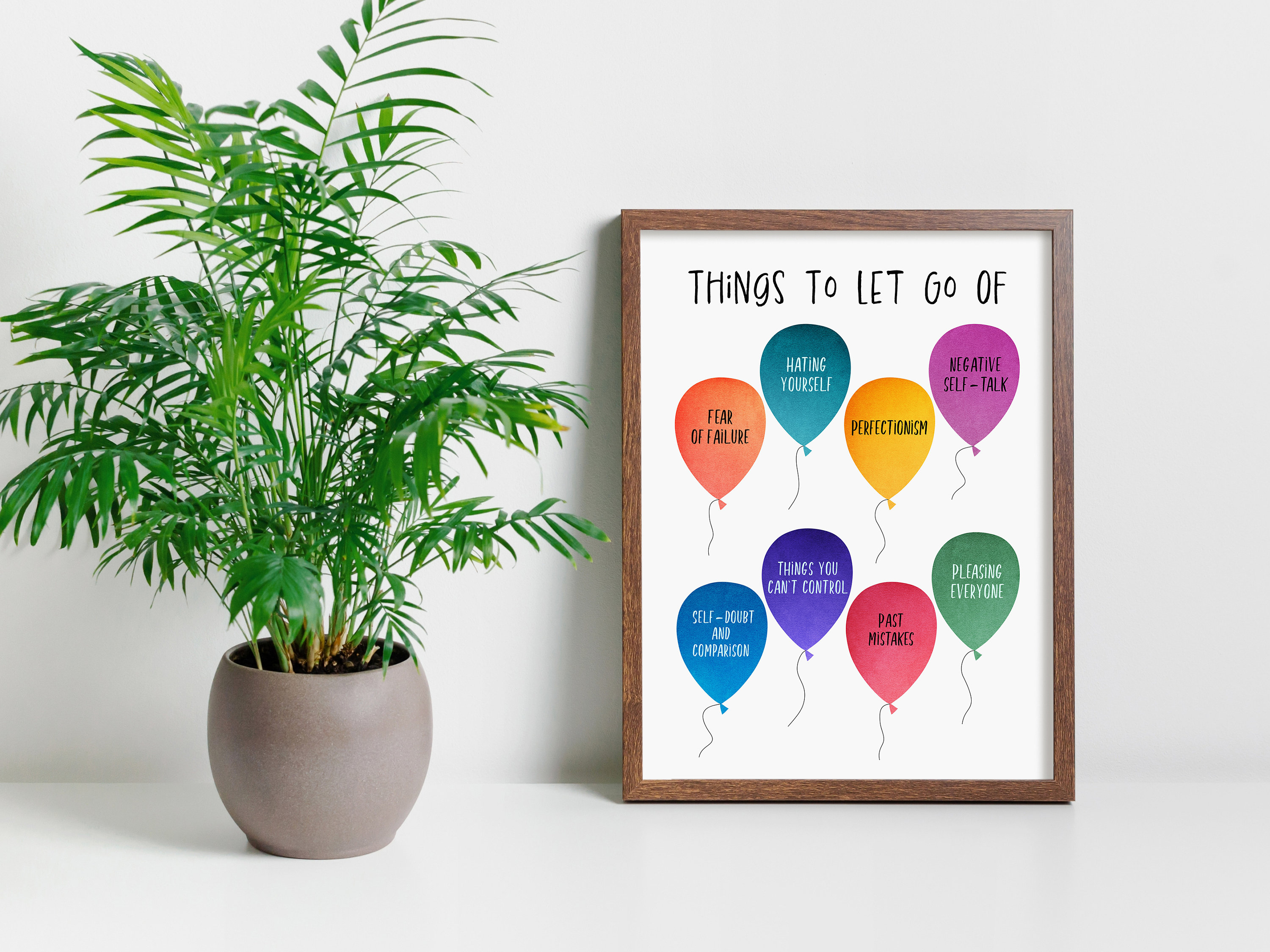 Things to Let Go Of, Mental Health Poster, Things to Release, Self Care ...