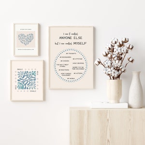 6 Mental Health Prints, Psychology Posters, Printable Wall Art for ...