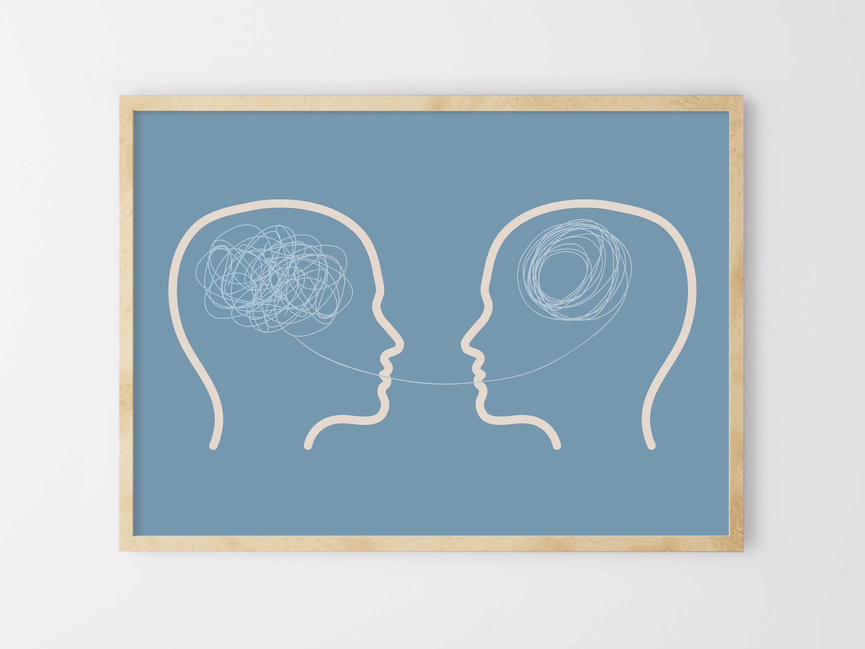 Therapy Office Decor, Mental Health Poster, Psychology Art Print ...
