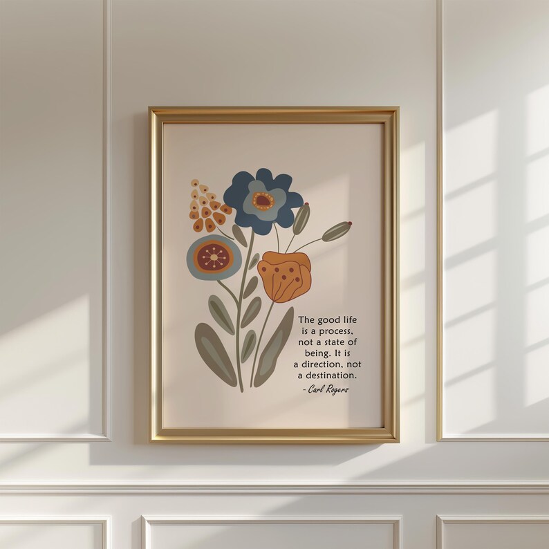 Carl Rogers Quote Printable, Therapy Office Decor, Psychology Quote ...