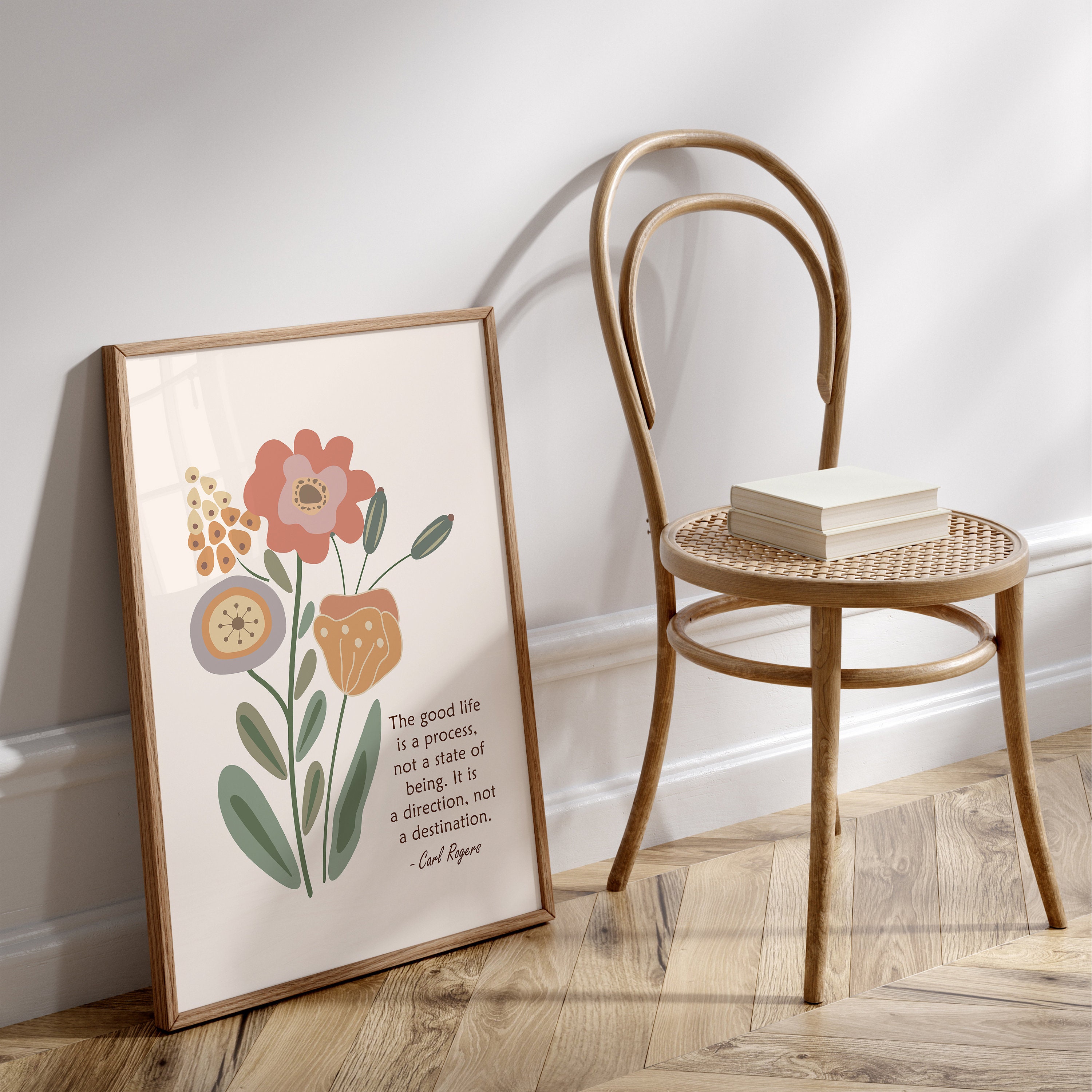 Carl Rogers Quote Art Print, Therapy Office Decor, Psychology Quote ...