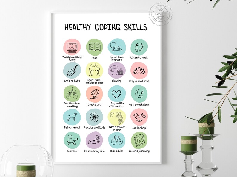 Mental Health Posters Therapy Office Decor Bundle Set of 6 - Etsy
