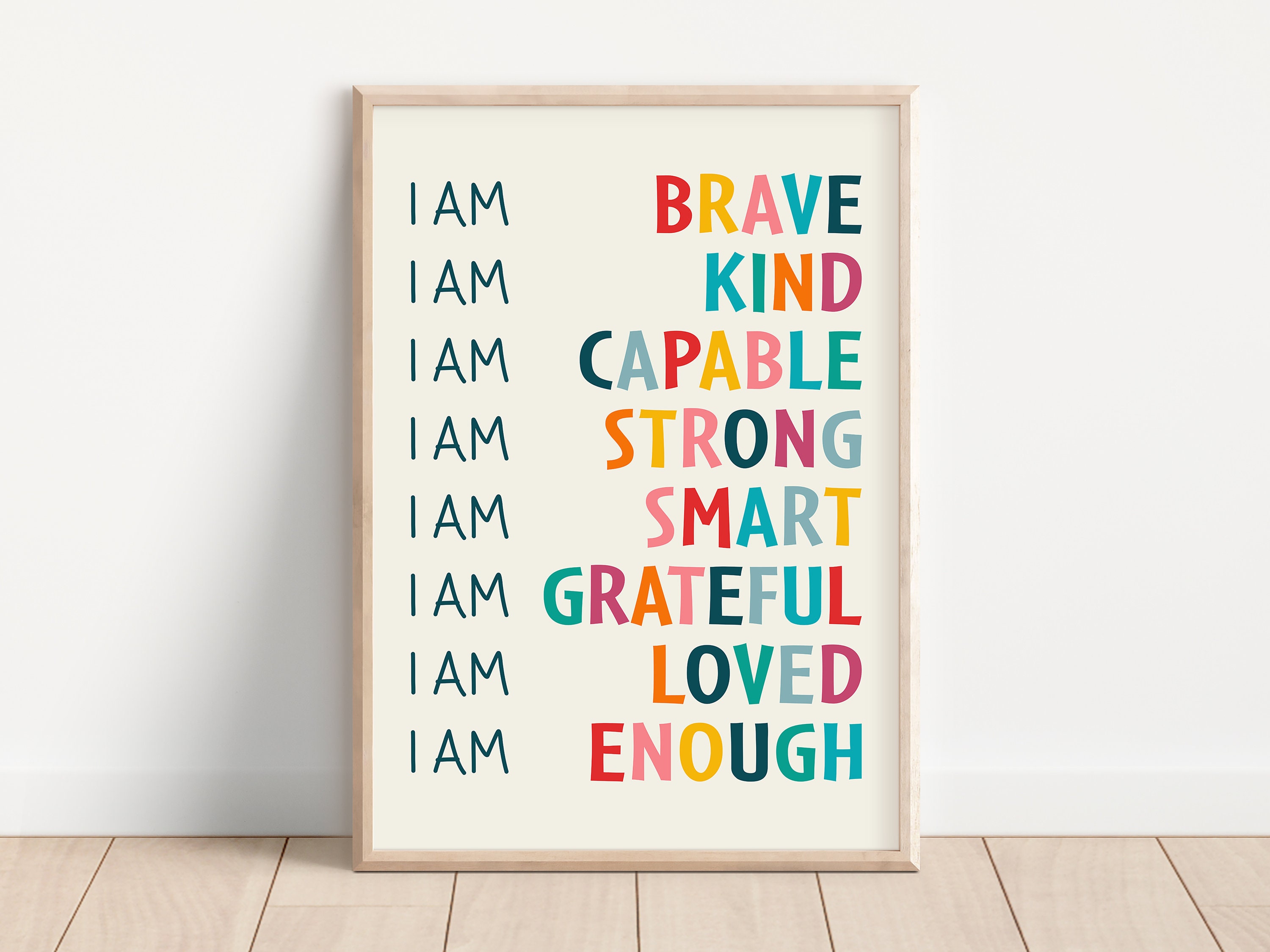 Affirmations Poster, Calm Corner, Mental Health Check In, Calm ...
