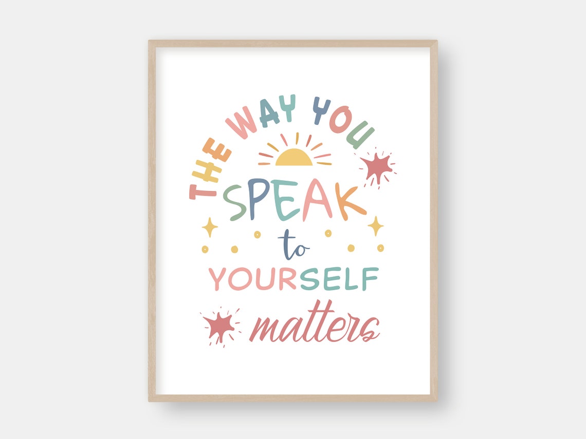 Set of 2 Mental Health Posters Positive Affirmations Things - Etsy