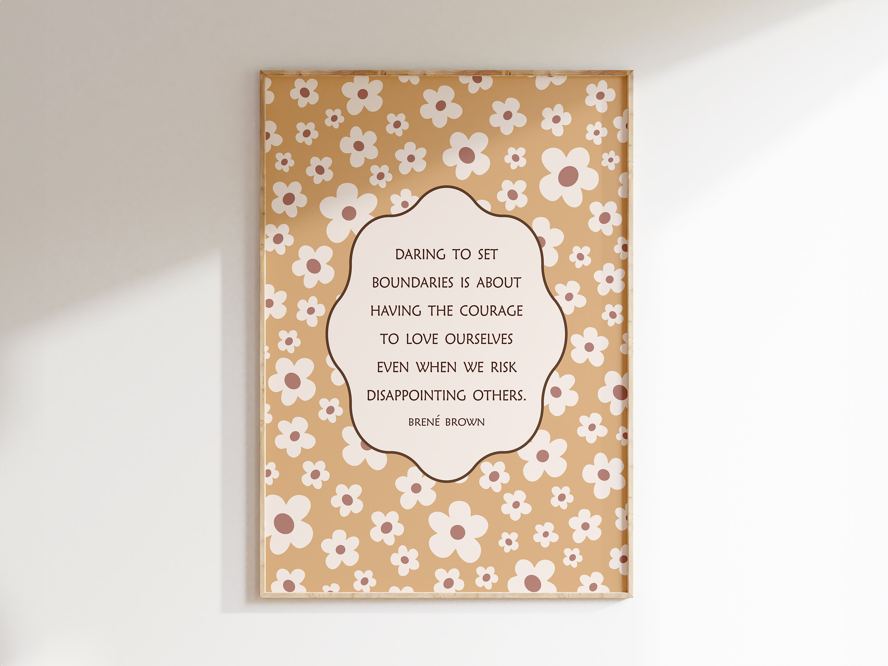 Brene Brown Quote Printable, Setting Boundaries Poster, Printable Wall ...