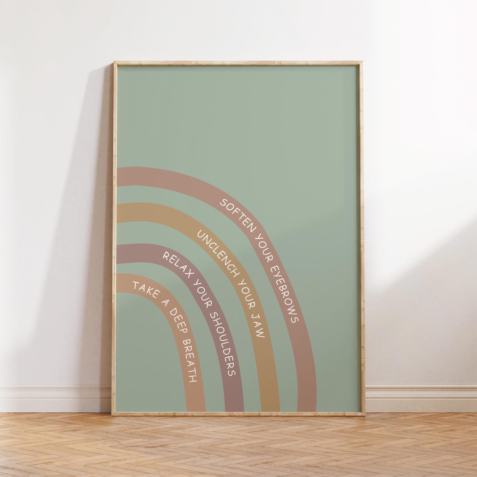 Grounding Technique, Relax Sequence, Anxiety Grounding Poster for ...