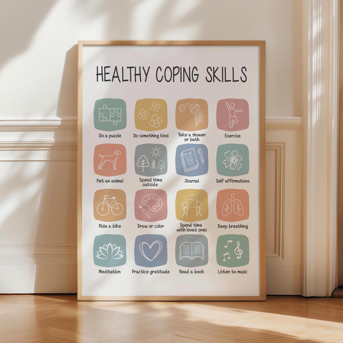 Healthy Coping Skills, Coping Strategies, Calming Techniques, School ...