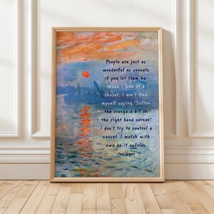 Carl Rogers Sunset Quote, Mental Health Wall Art, Mental Health Quotes ...