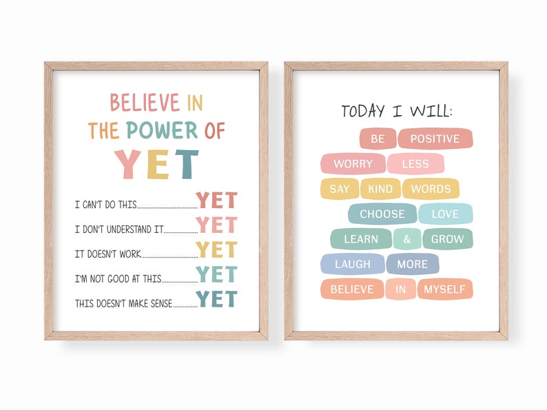 Set of 12 Psychology Posters for Kids Classroom Bundle - Etsy