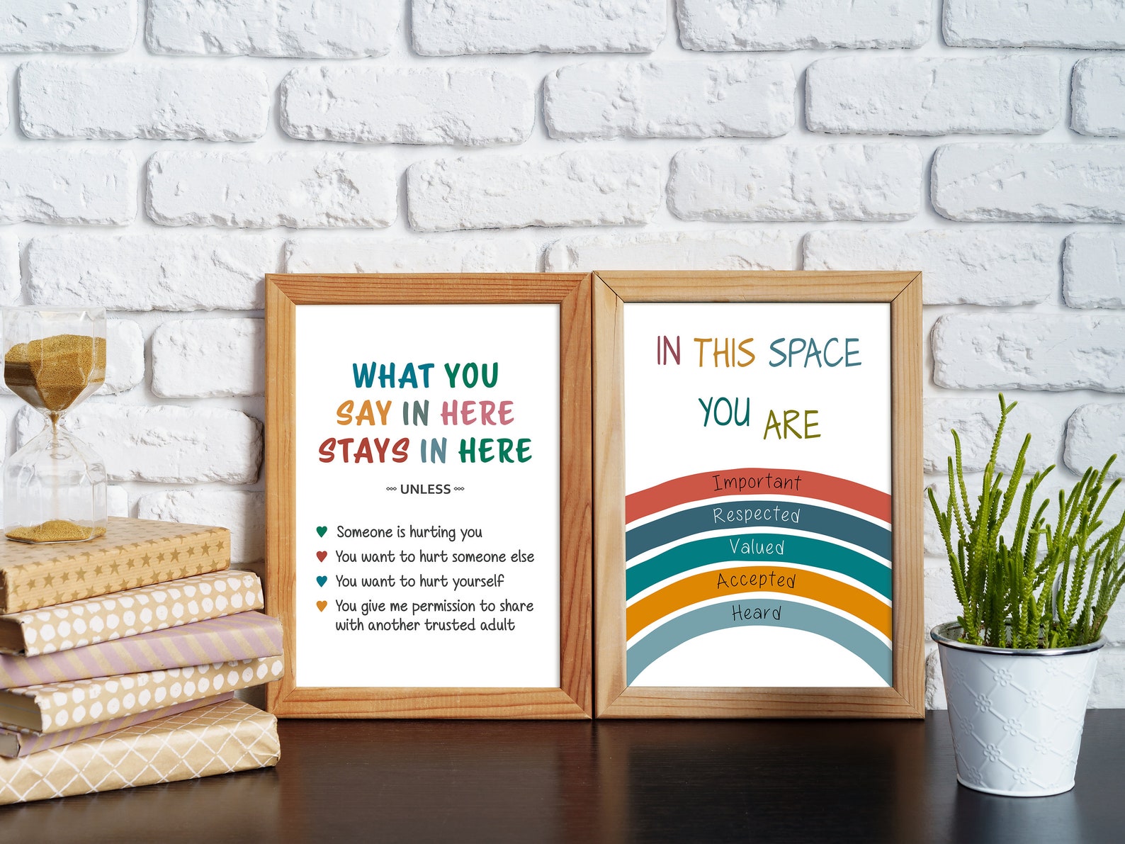 Set of 12 Prints for Therapy Office Mental Health Posters - Etsy