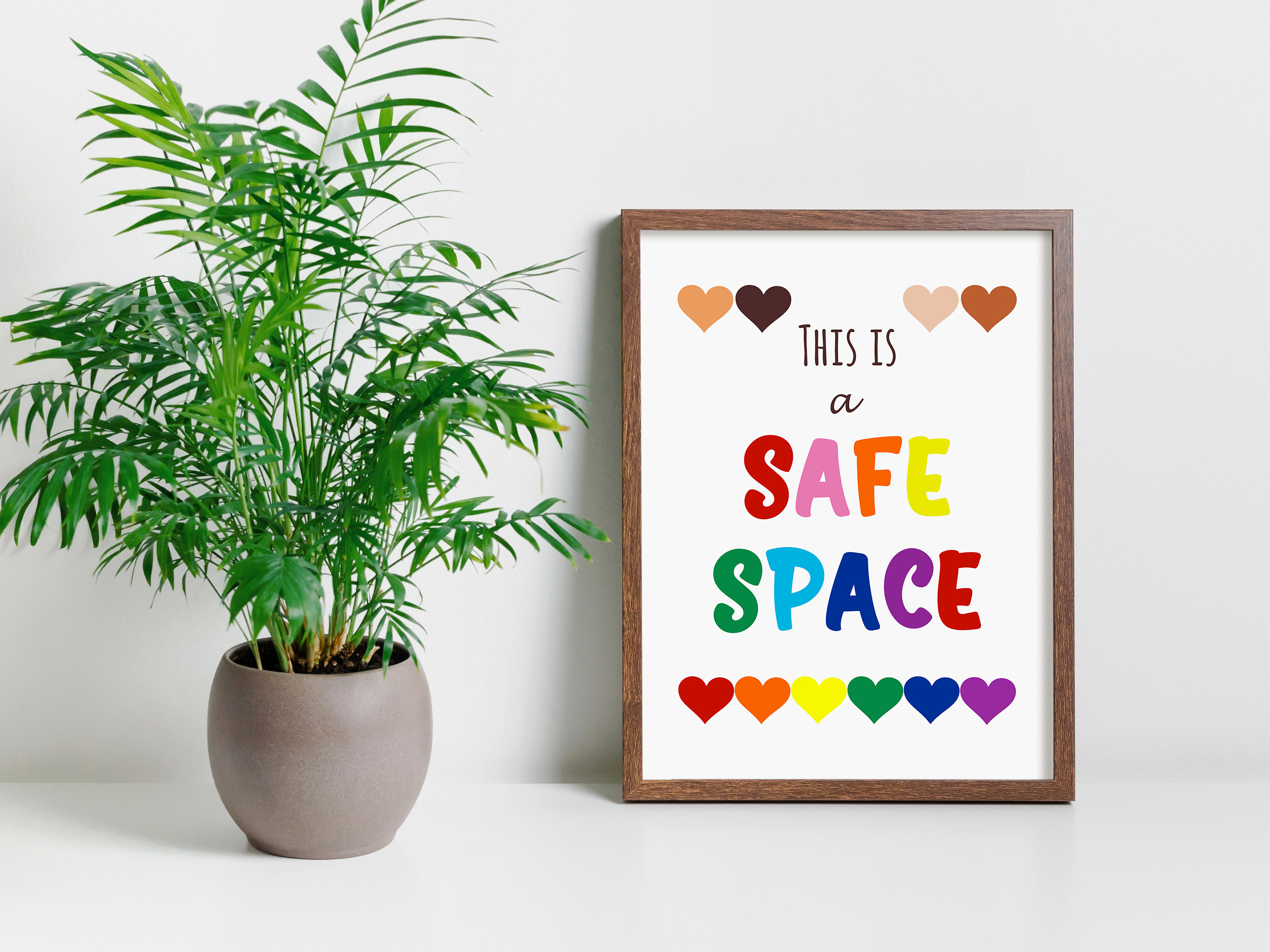 Safe Space Poster Classroom Decor Diversity Inclusion - Etsy