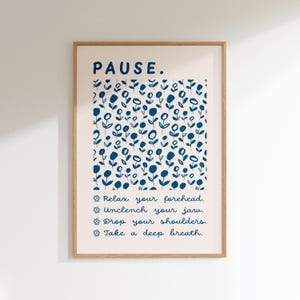 Grounding Technique Poster, Relax Sequence, Anxiety Grounding Print ...