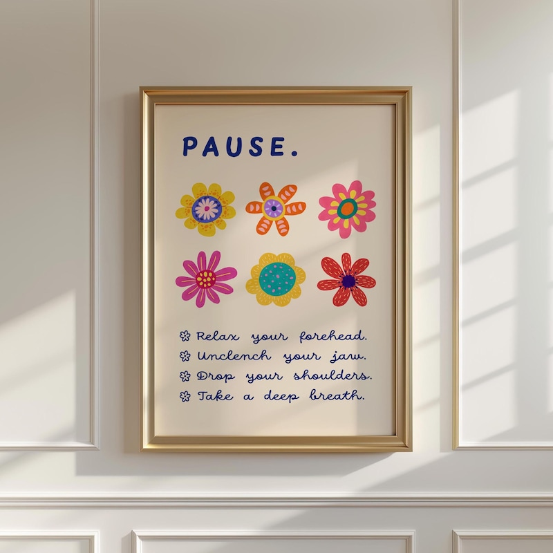 Healing Rest Wall Art - Etsy UK