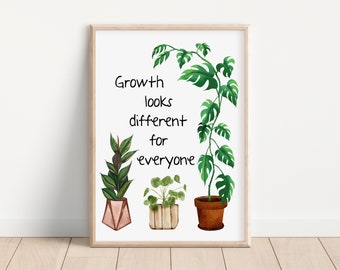 Growth Poster, Growth Mindset, Mental Health, Self Growth, Self Love ...
